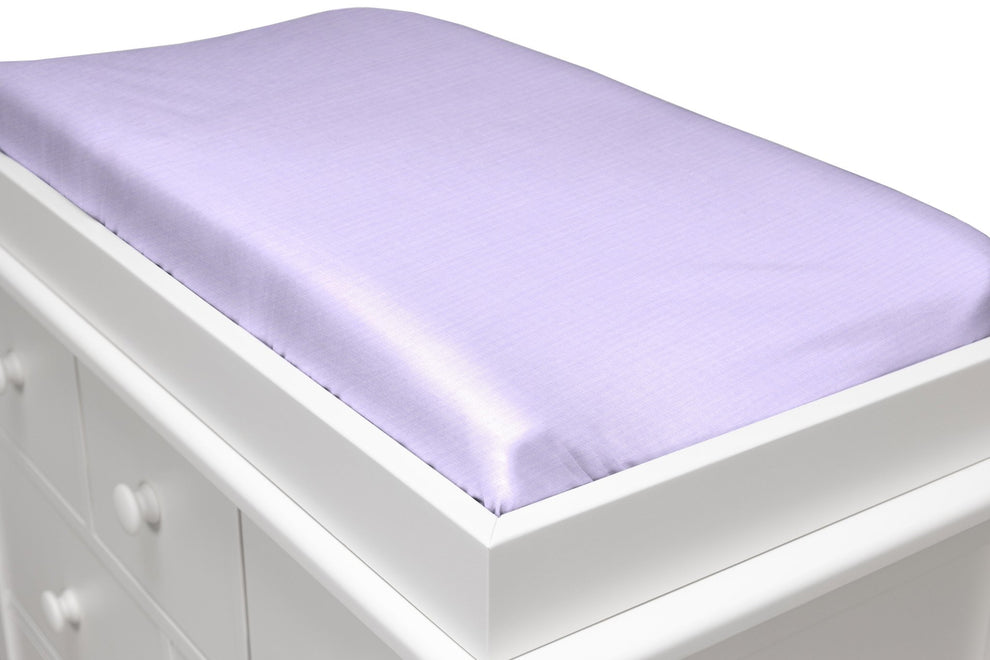 Solid Lilac Changing Pad Cover – New Arrivals Inc